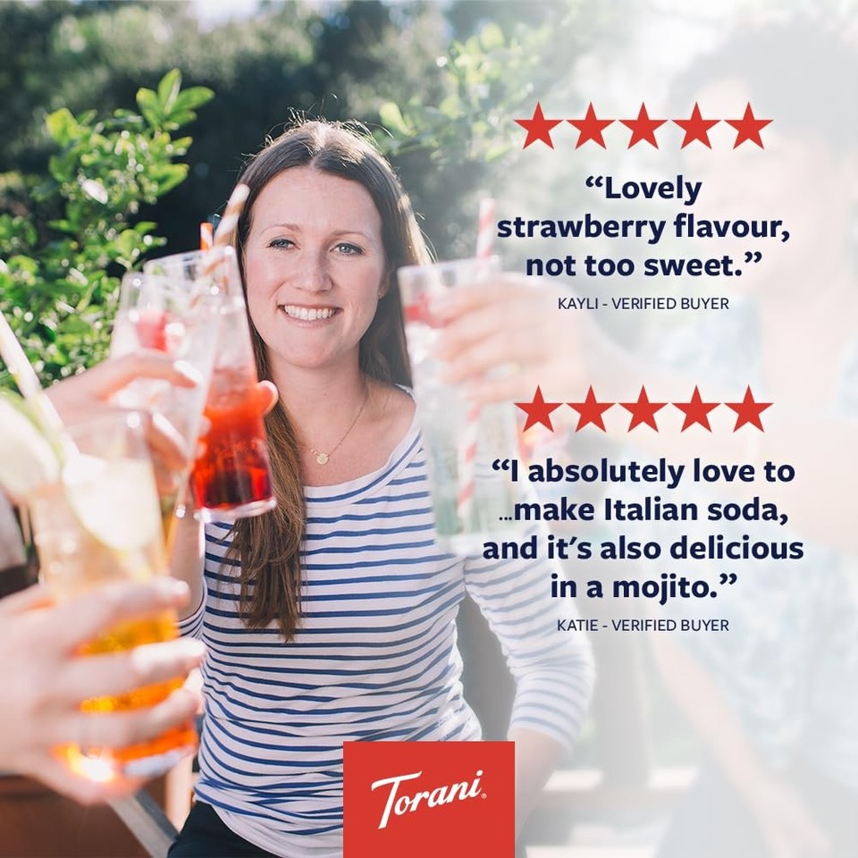Torani Sugar Free Syrup, Strawberry, 25.4 Fl Oz, (Pack of 4) | eBay
