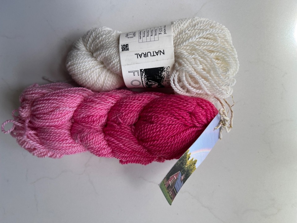 One Subito Farm Gradient Yarn Set, 100% American Cormo wool, Sport ...