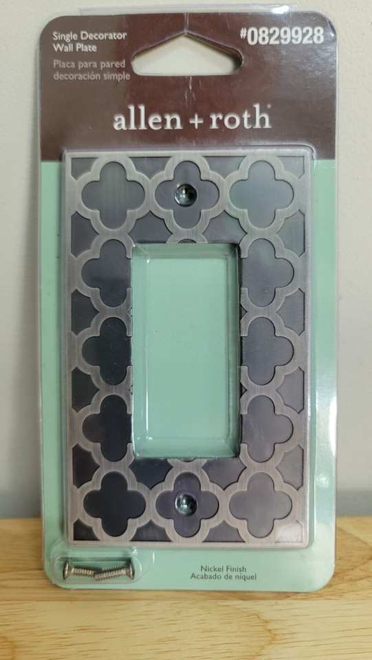 Decorative Switch Plate Covers, Metal, Set Of 6 Allen & Roth | eBay