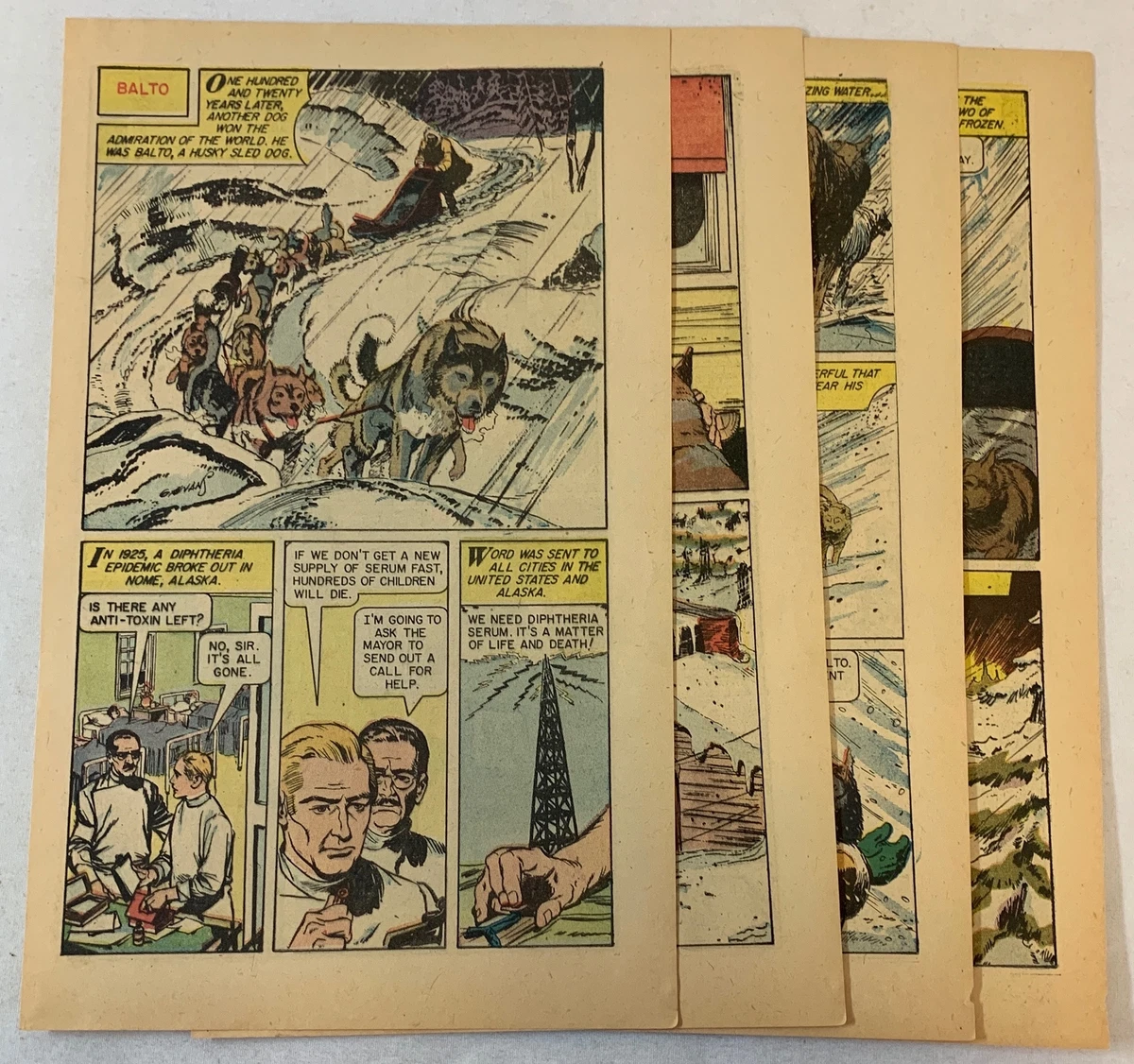 Balto Sled Dogs Cartoon