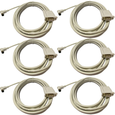 6PCS 1761-CBL-PM02 PLC Cable Replacement for Allen Bradley MicroLogix ...