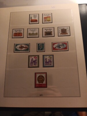 SHEET WITH POSTSTAMPS FOR SCRAPBOOKING/JOURNALS VINTAGE DDR (DDR40 ...