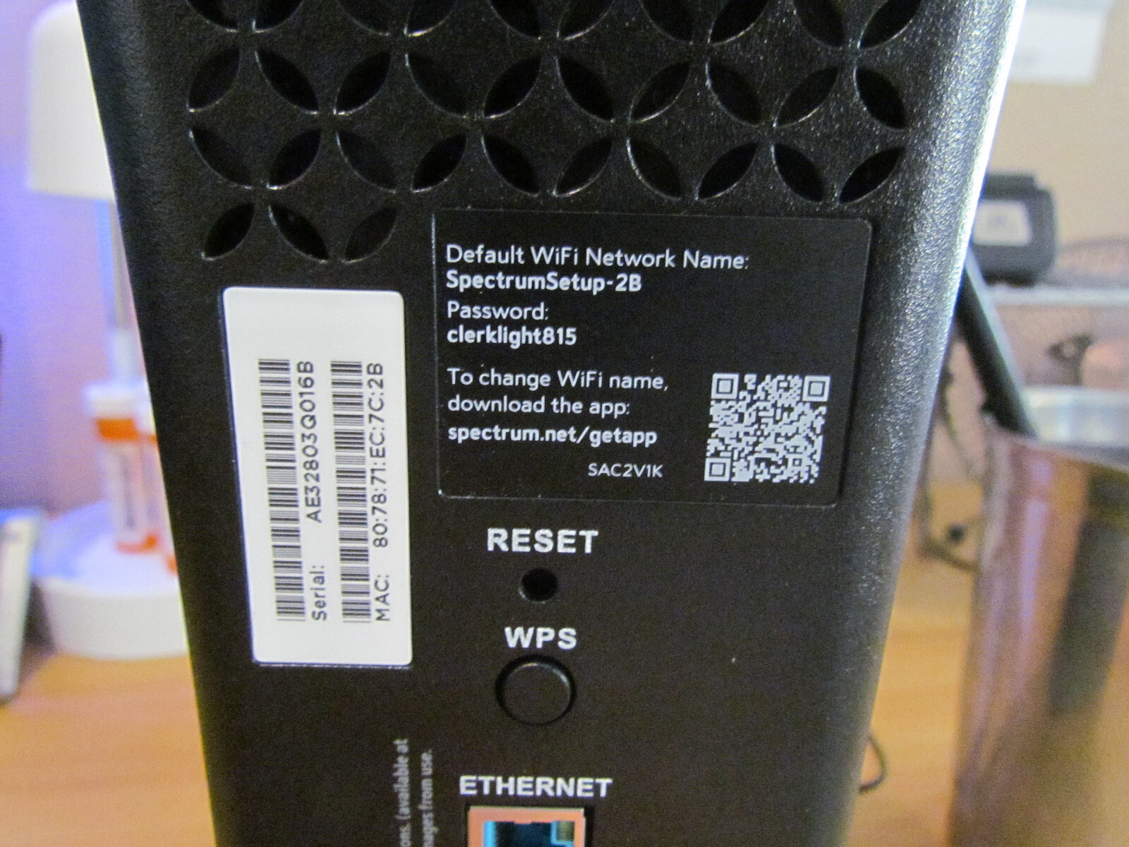 Spectrum SAC2V1K Wave 2 Dual-Band Home Wireless Router w/Adapter | eBay