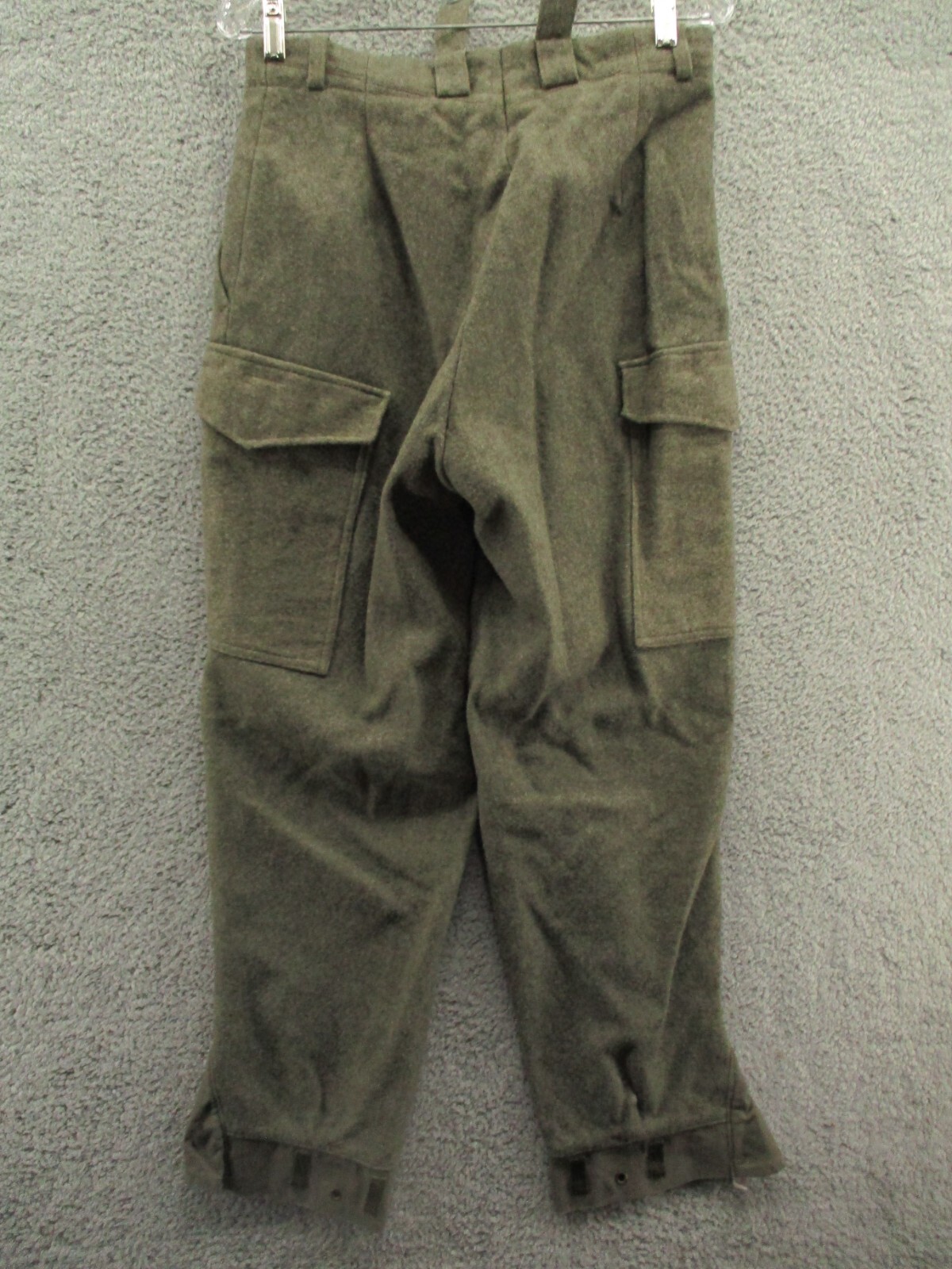 Vintage 1940’s Swedish Military Wool Cargo Pants With… - Gem