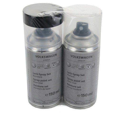 ORIGINAL VW AUDI Autolack Lackspray Set SCHWARZ LLS0U6041 L041 | eBay