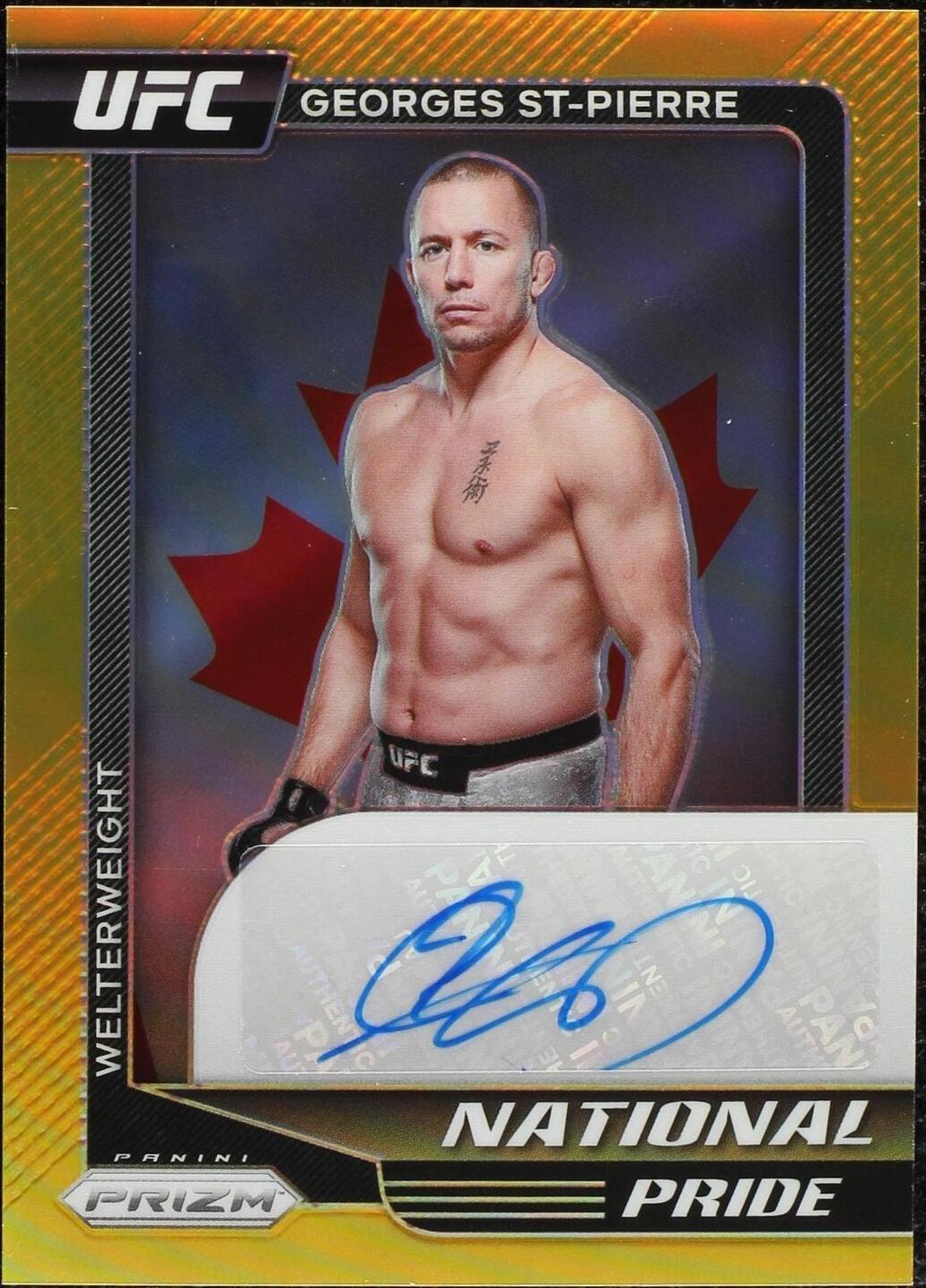 2021 Panini Chronicles UFC - National Pride Signatures Georges St ...