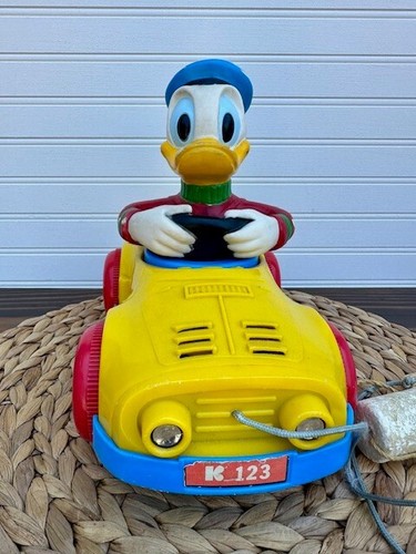 Donald Duck Vintage Pull Toy Walt Disney Kohner Bros. No. 701-2 Pull ...