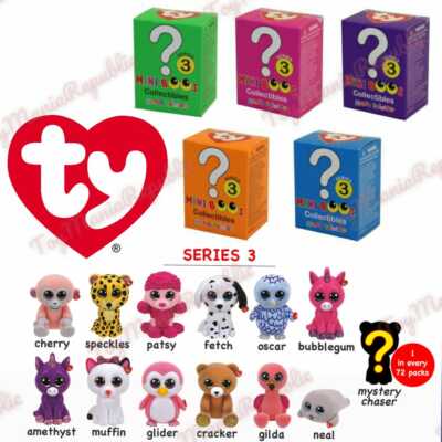Lot of 5 - Random Boxes TY Beanie Boos Mini Boos Series 3 Collectible 2 ...