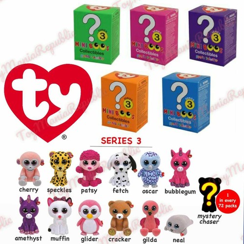 Lot of 5 - Random Boxes TY Beanie Boos Mini Boos Series 3 Collectible 2 ...