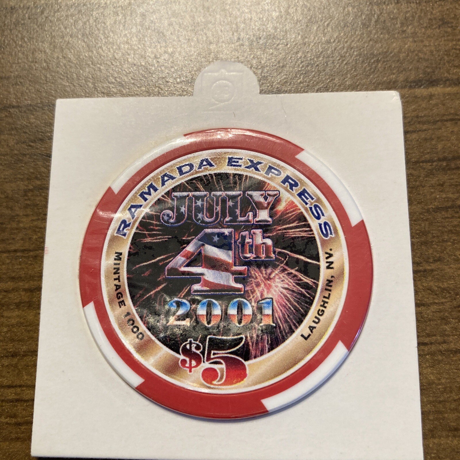 $5 Ramada Express July 4th 2001 laughlin nevada casino chip | eBay