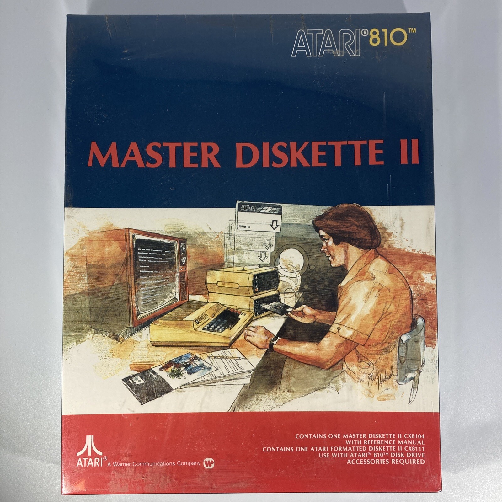ATARI 810 MASTER DISKETTE II SEALED CX8104 | eBay