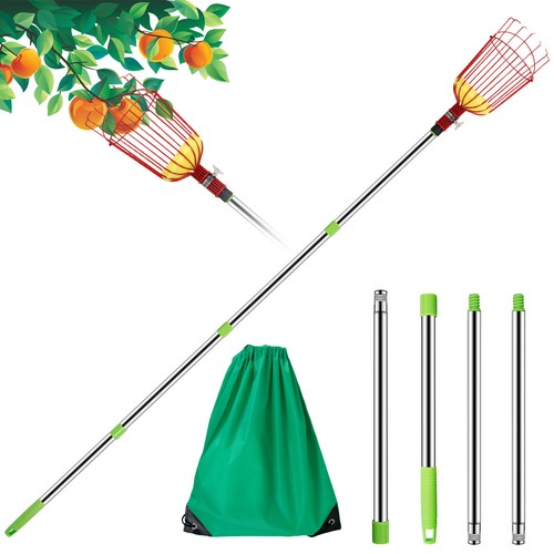 Fruit Picker Picking Tool with Storage Bag Orange Picker Tool Tree ...