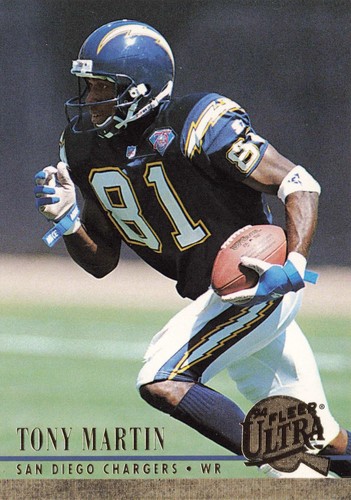 Tony Martin 1994 Ultra #490 San Diego Chargers | eBay