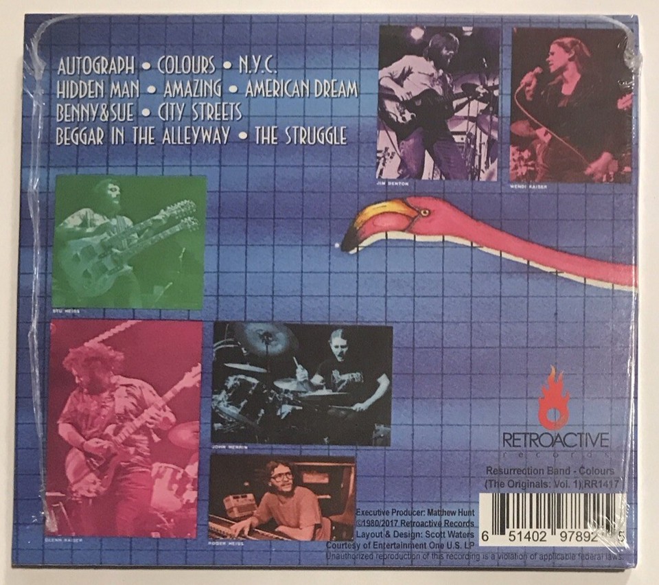 Resurrection Band – Colours CD 2017 Retroactive Records - RR1417 ...