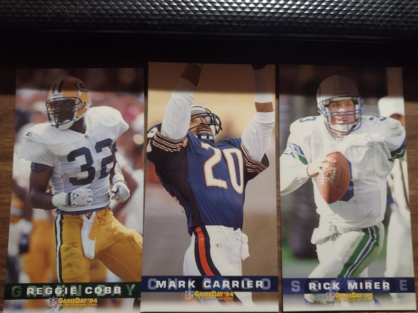 Reggie Cobb, Mark Carrier & Rick Mirer Gameday #145,49&383 NEW | eBay