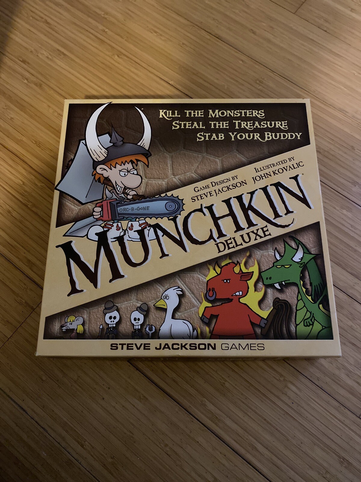 Steve Jackson Games SJG1483 Munchkin Deluxe Board Game 791159703552| eBay