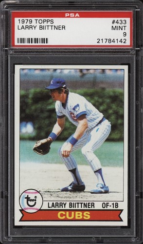 1979 Topps #433 Larry Biittner - Cubs - PSA 9 - No PSA 10 - *142 ...