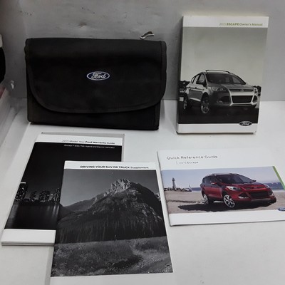 2015 Ford Escape Owner's Manual Guide Book | eBay