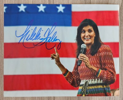 Nikki Haley Signed 8x10 Photo 2024 Republican Presidential Candidate ...