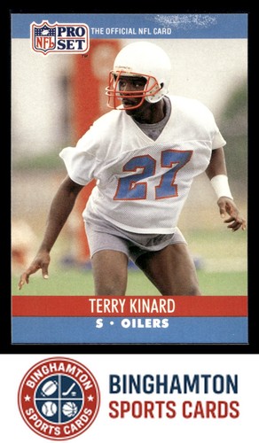 1990 Pro Set #513 Terry Kinard Houston Oilers | eBay