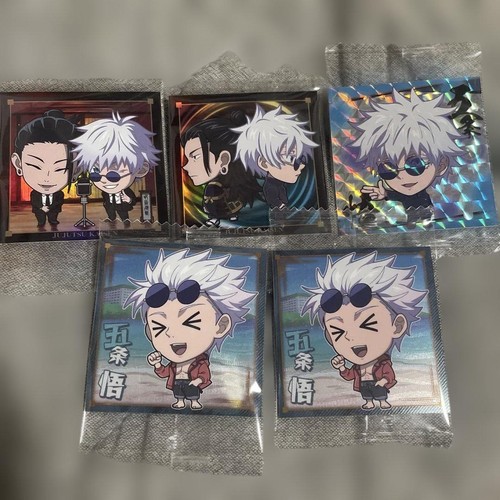Jujutsu Kaisen Gojo Satoru Geto Suguru 5 Seal Wafers Candy Treats | eBay