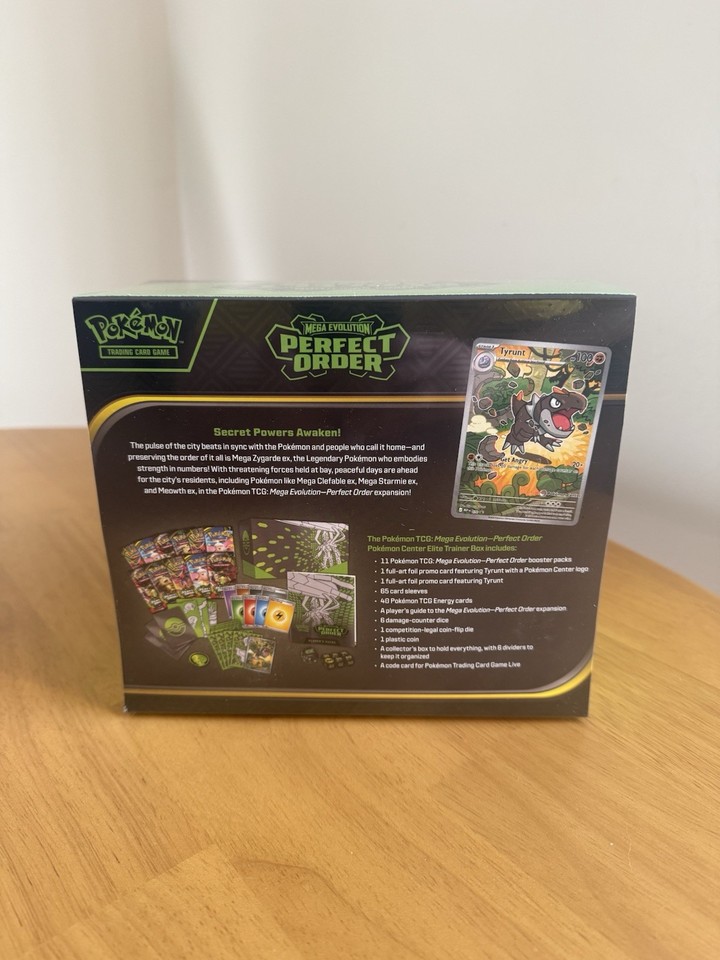 Pokémon TCG Perfect Order Pokemon Center ETB New Factory Sealed | eBay