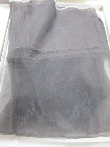 1 PR VINTAGE HANES 615 RT FLAT KNIT SHEER NYLON STOCKINGS SIZE 10 MED ...