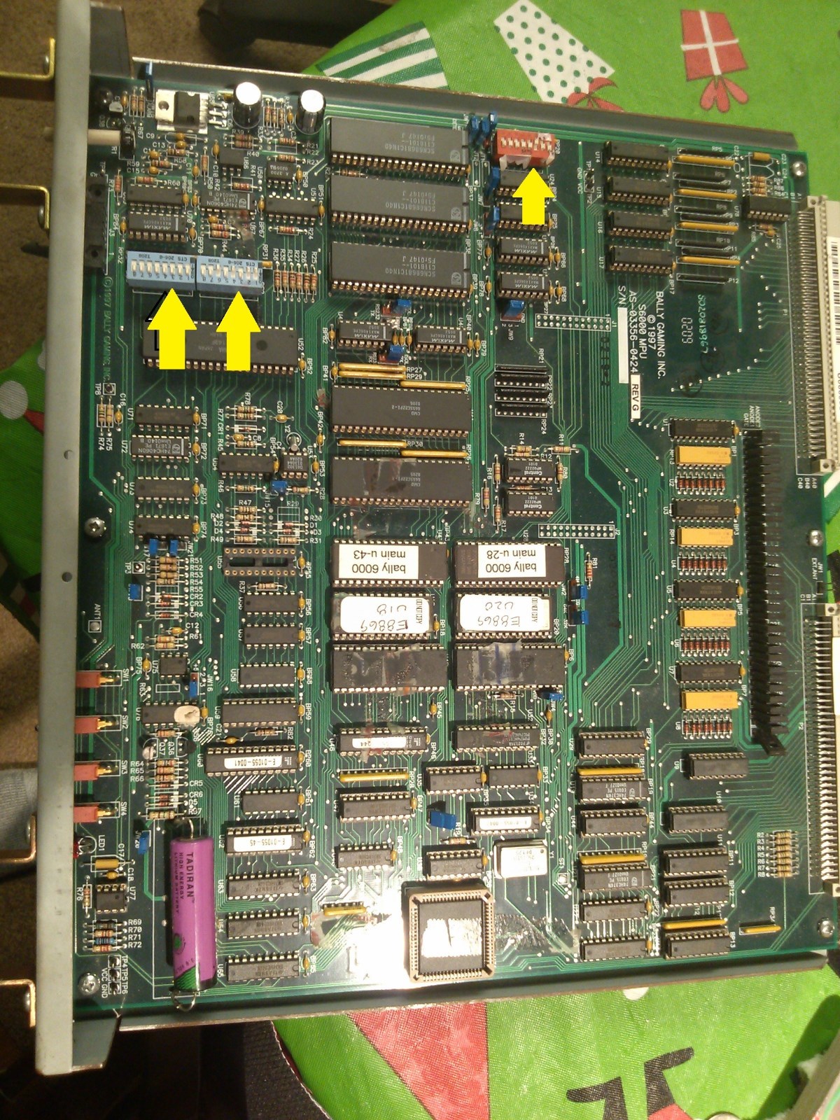 Bally Slot s5500, s6000 Dip Switch Packs (set of 3 ) | eBay