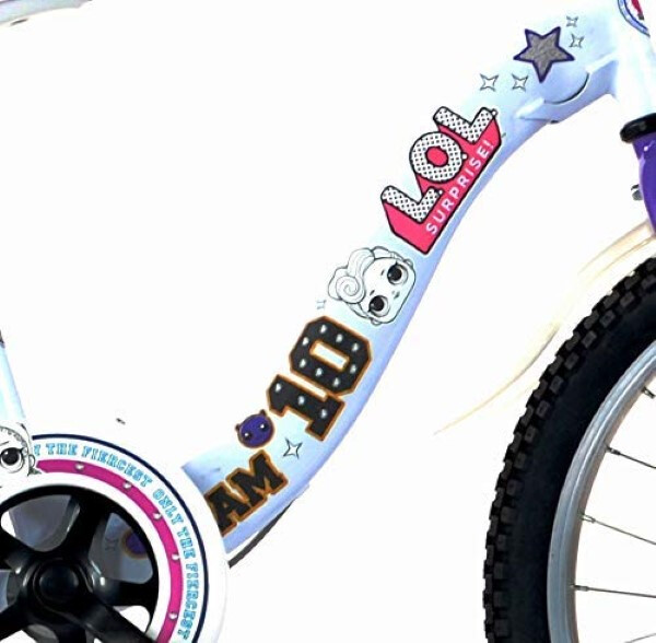 Bici 20 lol surprise ! per bambina cestino cavalletto campanello Dino ...