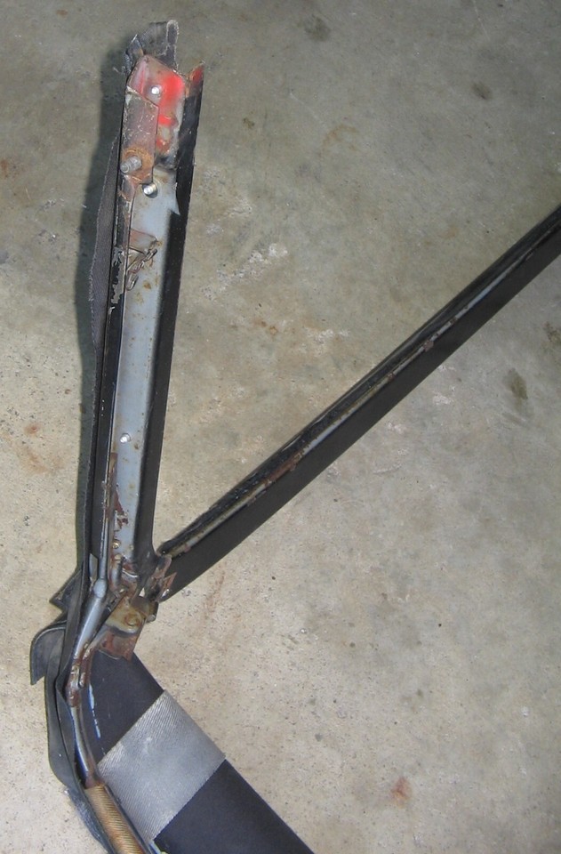 Sunbeam Tiger & Alpine III IV V Convertible Soft Top Frame & Front Rods ...