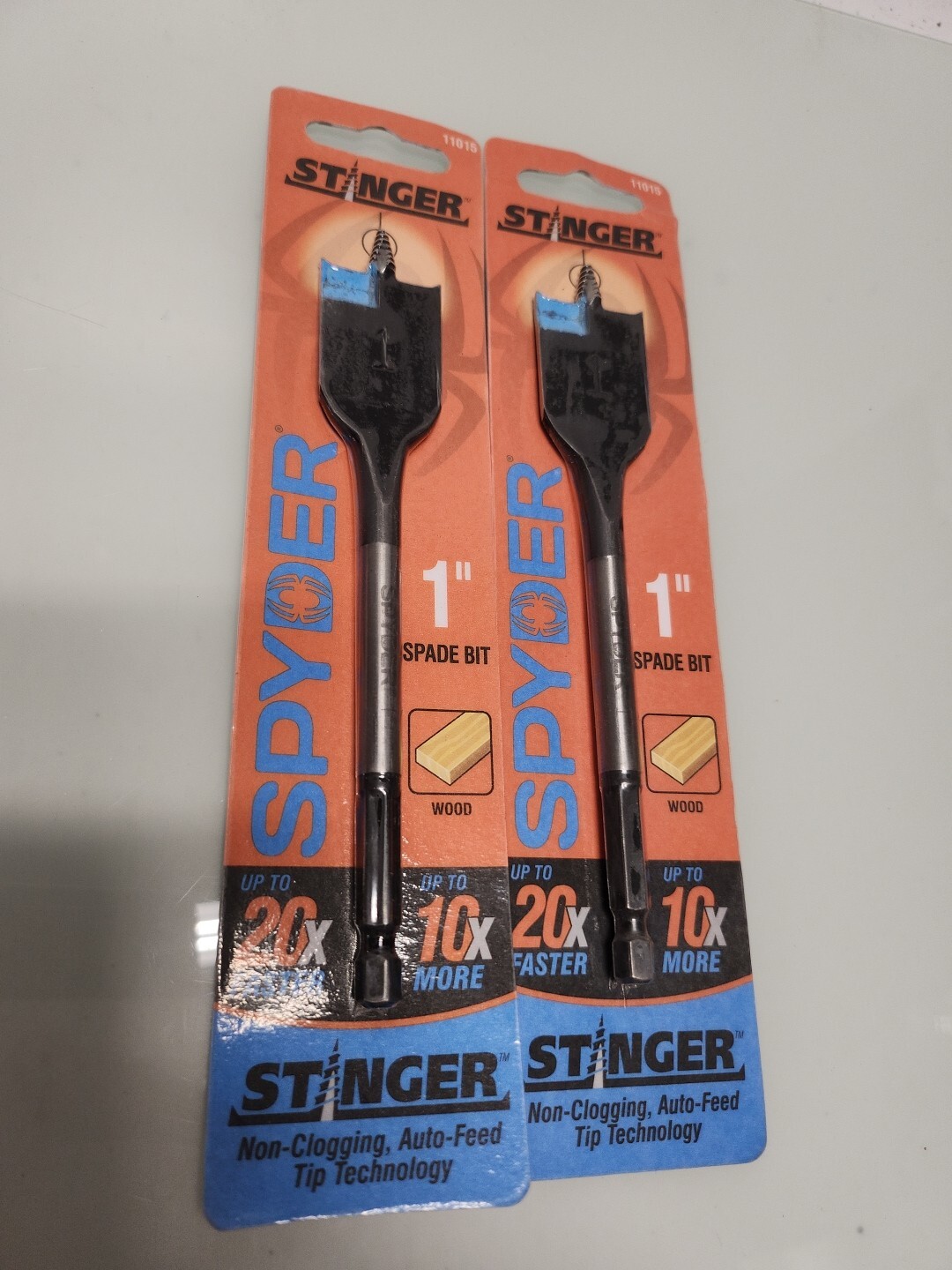 Spyder Stinger 11015 1" Spade Bit 2-Pack RK18 T9 | eBay