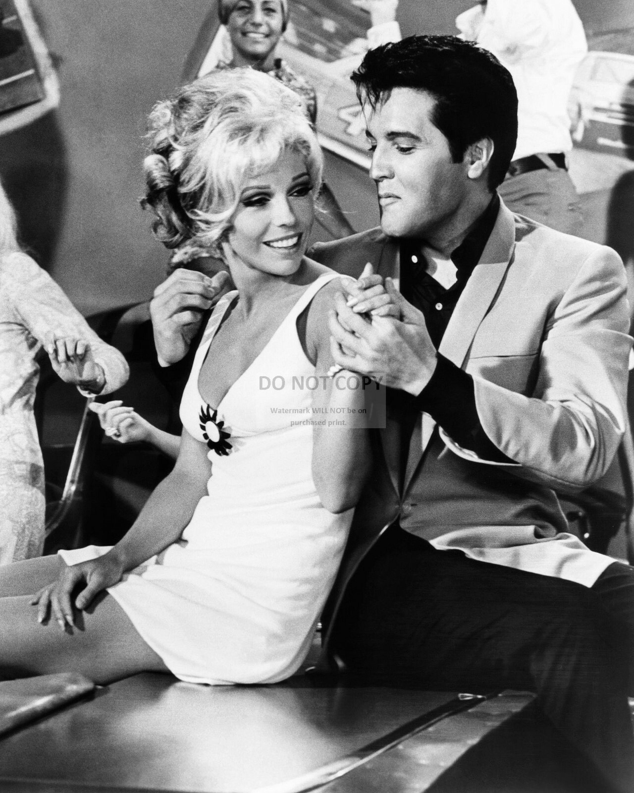 ELVIS PRESLEY AND NANCY SINATRA IN "SPEEDWAY" - 8X10 PUBLICITY PHOTO ...