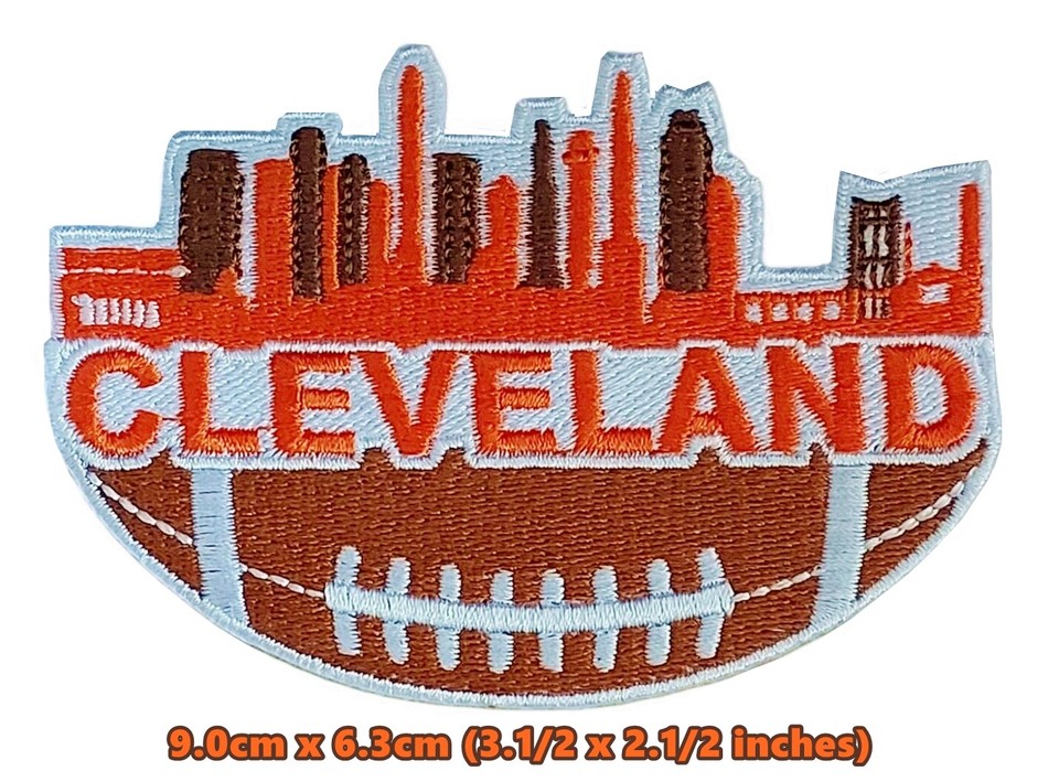 CLEVELAND-BROWNS Embroidery Patches Iron,sew on(Select options) Thai by ...