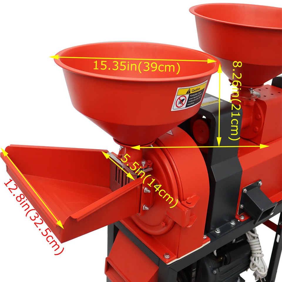 220V Electric Rice Millet Corn Milling and Pulverizing Machine 130 ...