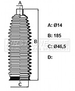 First Line FSG3441 Steering Rack Boot Kit for sale online | eBay UK