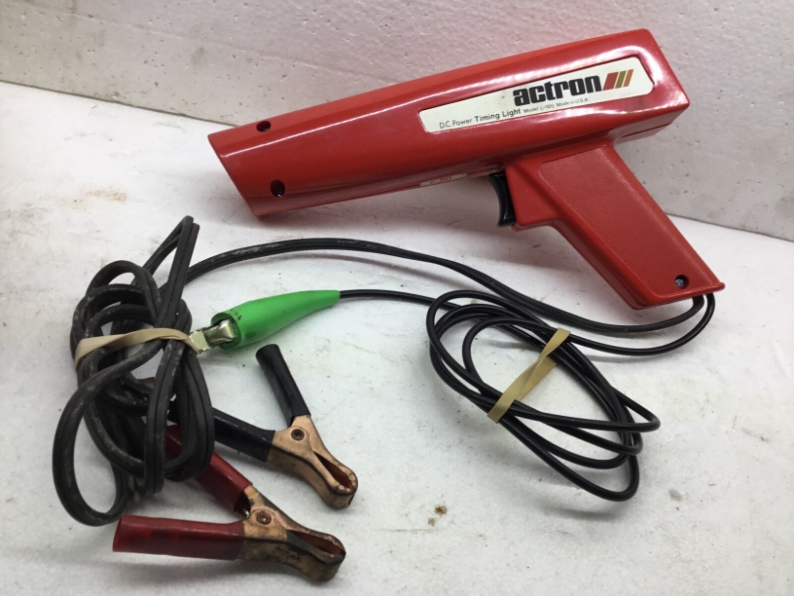 Vintage SUNPRO by Actron Red Timing Light USA MADE L-100 K-Mart | eBay