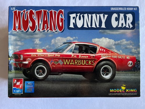 AMT Ertl Mustang Funny Car Phil Bonner #21639P 1/25 Scale Model Kit | eBay