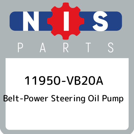 11950-VB20A Nissan Belt-power steering oil pump 11950VB20A, New Genuine ...