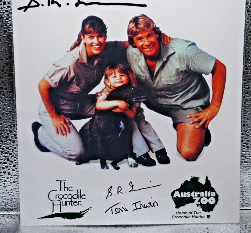 Steve Irwin Signed Crocodile Hunter Fan Club Package Very RARE Photo ...