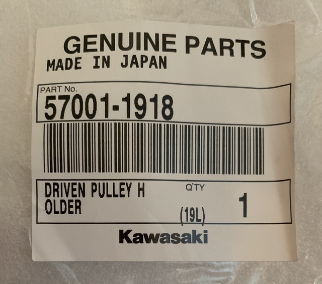 Genuine Kawasaki Driven Pulley Holder PN 57001 1918 OEM for sale online ...
