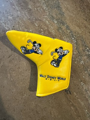 Walt Disney World Mickey Mouse Golf Blade Putter Head Cover Yellow ...