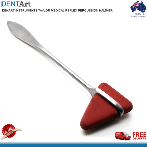 DENTART CLINICAL TAYLOR HAMMER REFLEX PERCUSSION TENDON REFLEXES RUBBER ...