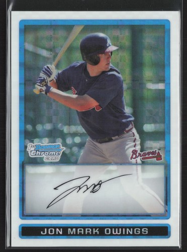 2009 Bowman Jon Mark Owings X-Fractor /299 Rookie Card RC #BCP47 | eBay