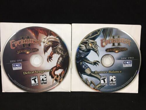 Everquest II: The Complete Collection - PC, 2009, Discs 1 & 2 ONLY ...