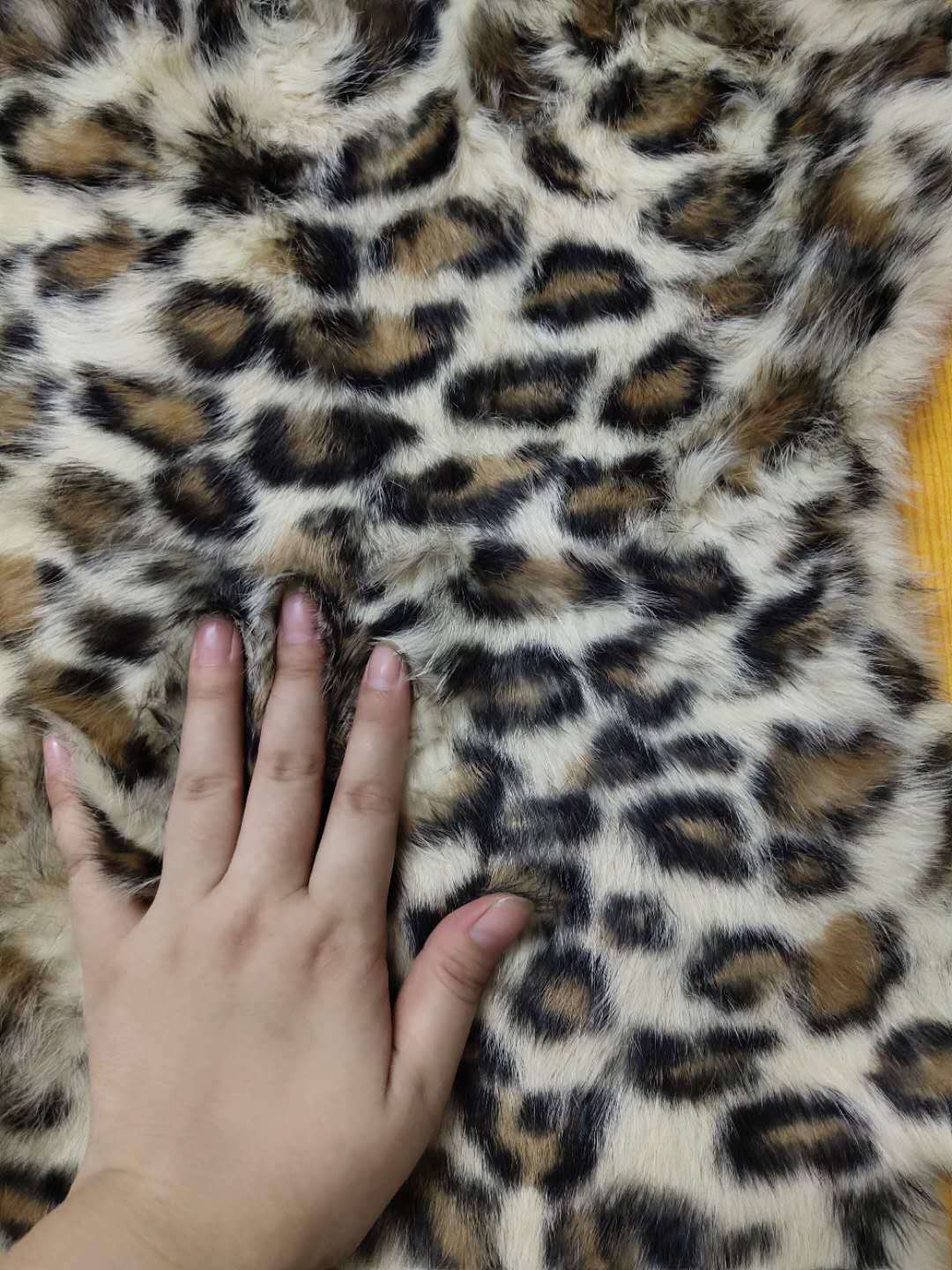 Genuine Naturally Rabbit Fur Skin Tanned Ocelot Bobcat Leather Hides ...
