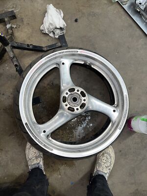 SLIGHTLY BENT OEM Front Wheel 89-98 GSXR1100 GSXR 1100 Rim 88-95 ...