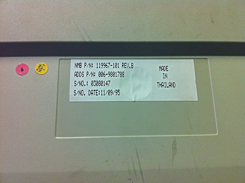 NMB 119967-101 006-9801788 RJ-14 Terminal Keyboard RJ14 Guaranteed NOT ...