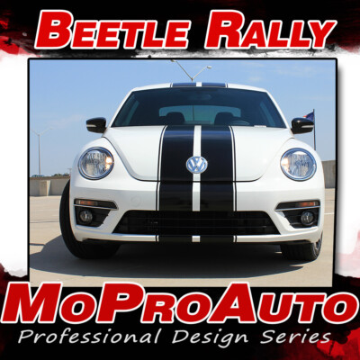 2012-2019 Volkswagen Beetle Racing Stripes Hood Decals Vinyl Graphics ...