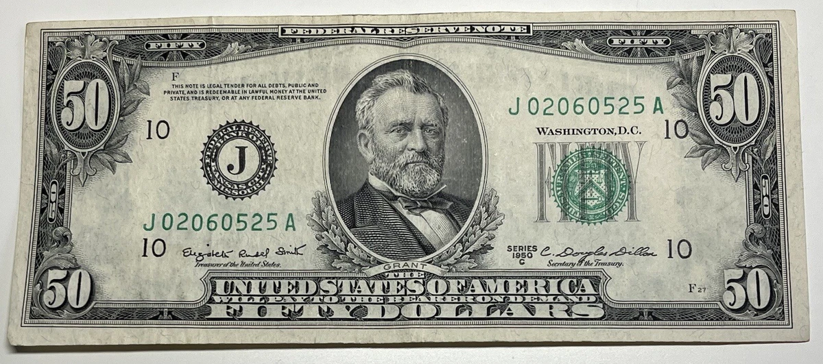 50 Dollar Bill Front