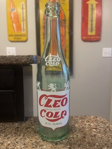 Vintage CLEO COLA ACL Soda Bottle, St Louis MO. Excellent Condition 12 ...